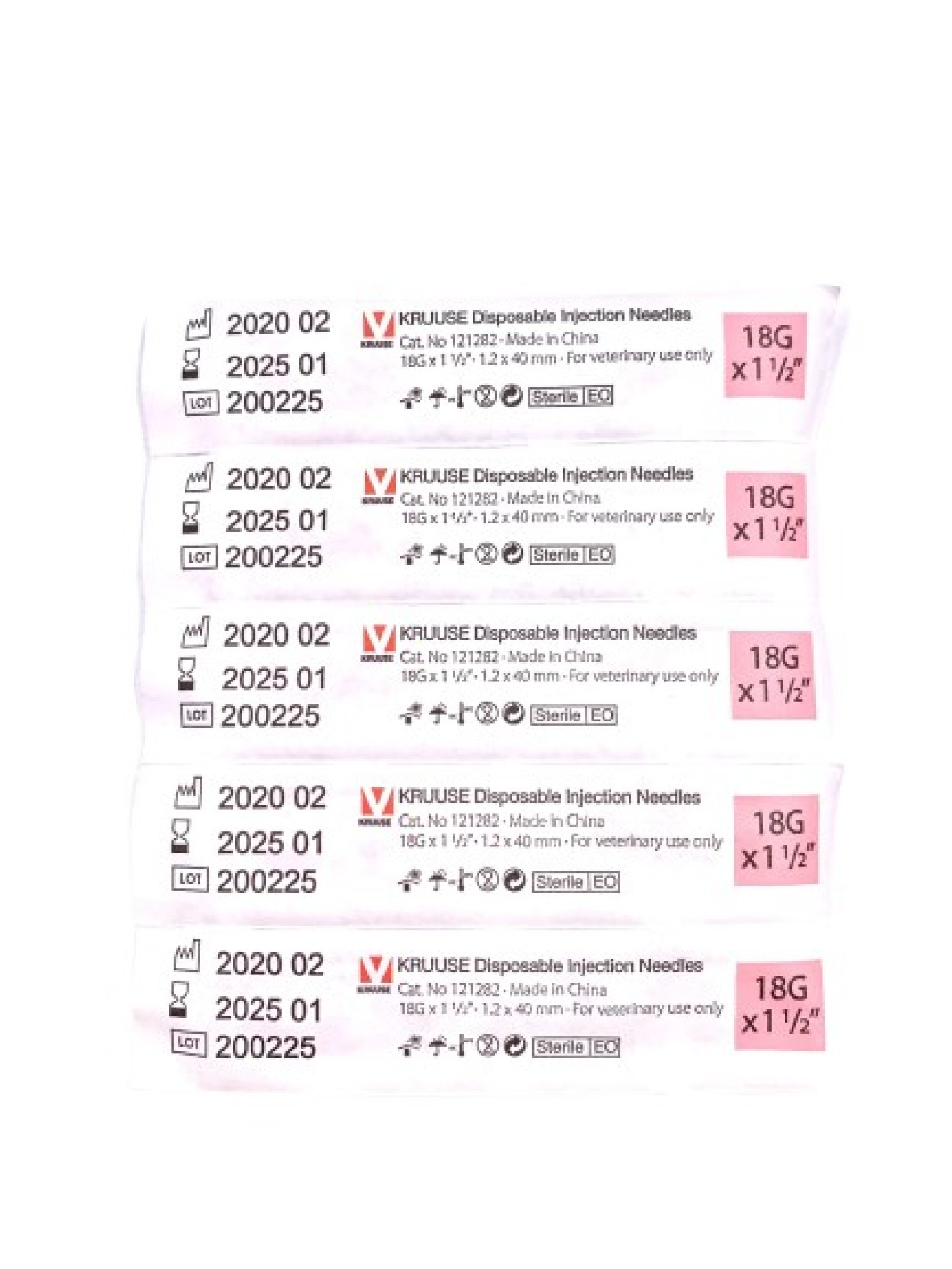 Pink Disposable Needle 1.2 x 40mm (100 pcs) | Spervital B.V ...